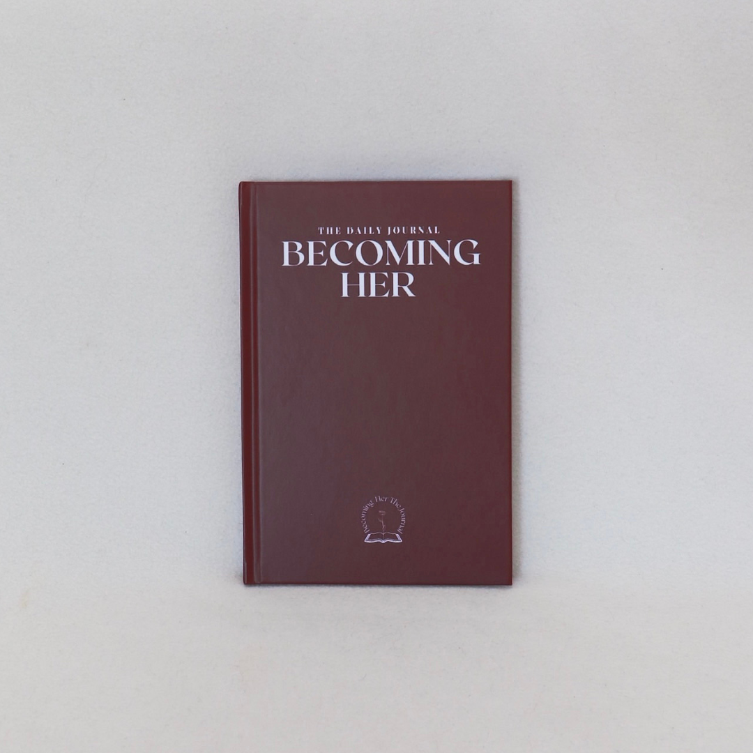 Becoming Her The Journal - Corporate Red - Hard Cover
